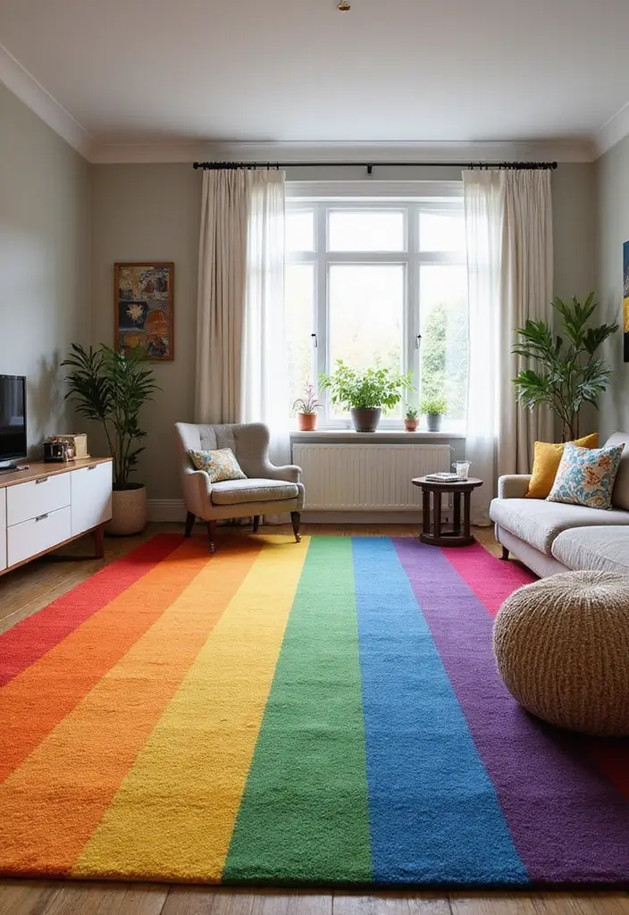 19 Colorful Carpet Designs for Living Rooms That Will Brighten Your Day ...